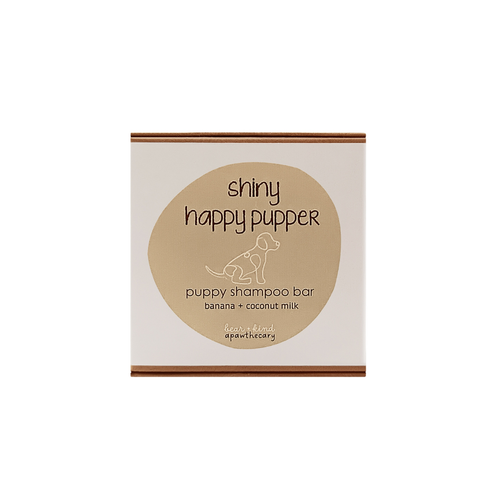 Shiny Happy Pupper Shampoo Bar For Puppies – Natural Pet Farmacy